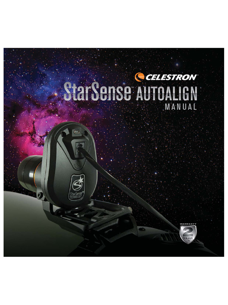 Manual de Celestron StarSense AutoAlign | PDF | Estrellas | Telescopio
