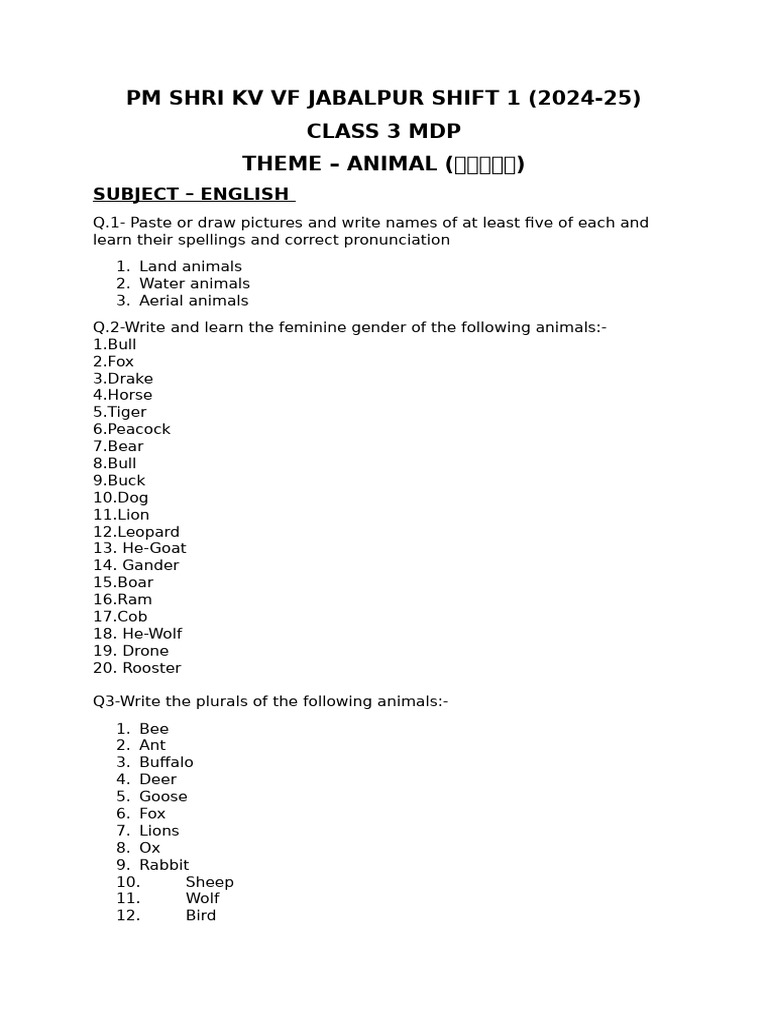 Class 3 MDP Term 2 | PDF