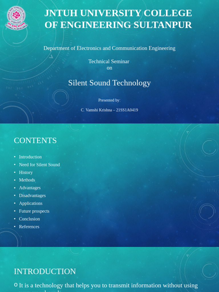 Silent Sound Technology Seminar | PDF | Electromyography
