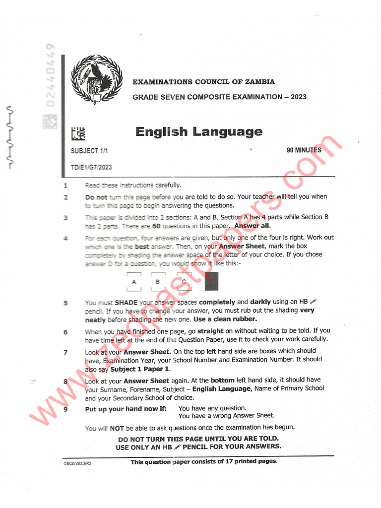 g7 English 2023 | PDF