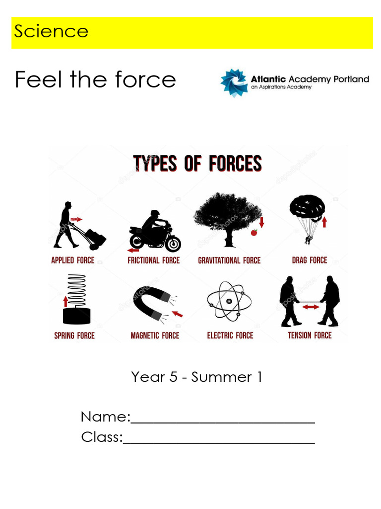 Year-5-Sum1-Feel-the-force-Science-Booklet | PDF | Weight | Force