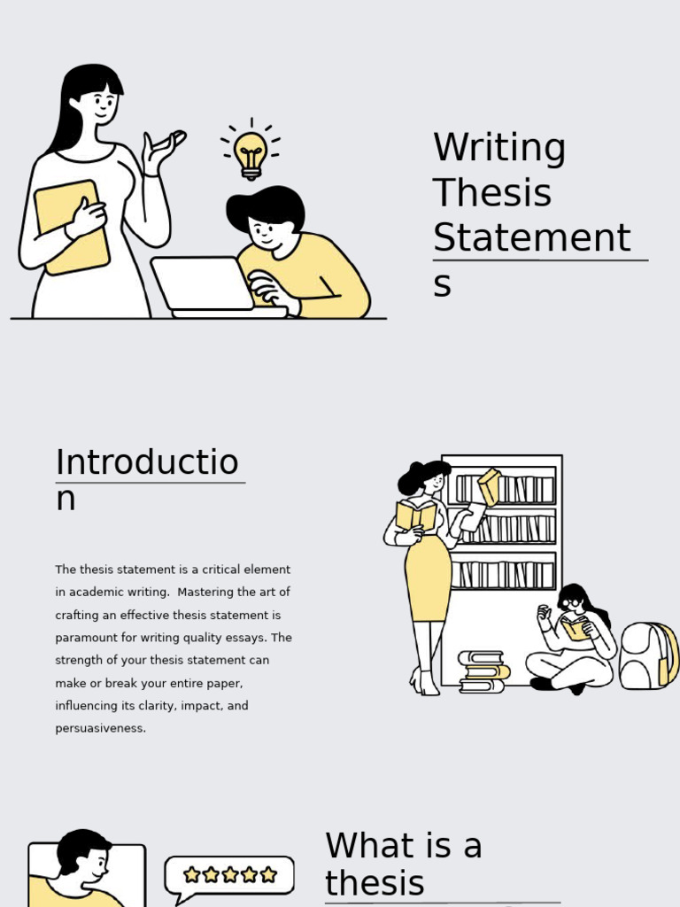 Crafting Effective Thesis Statements | PDF