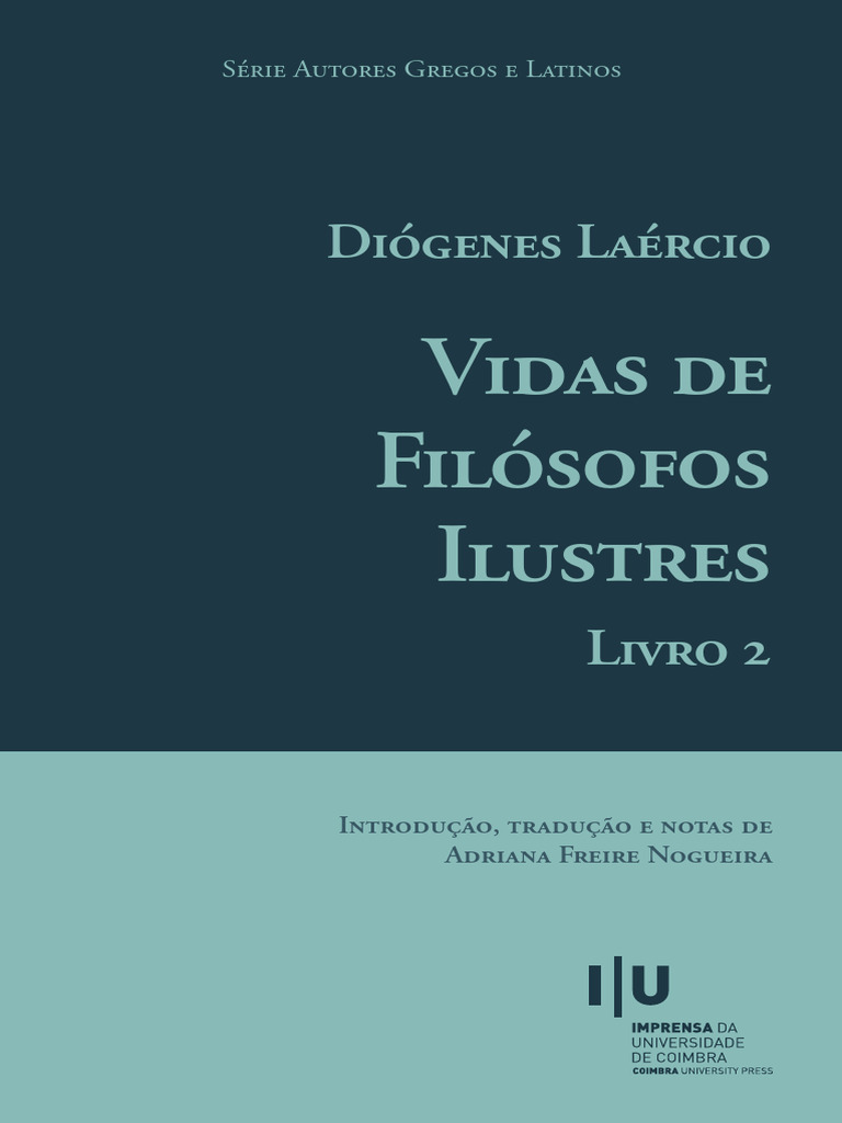 Vida dos filósofos ilustres 2 | PDF | Esparta | Deus