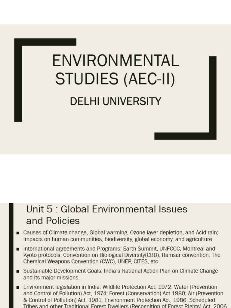 Climate Change and Environmental Policies | PDF | Greenhouse Gas ...