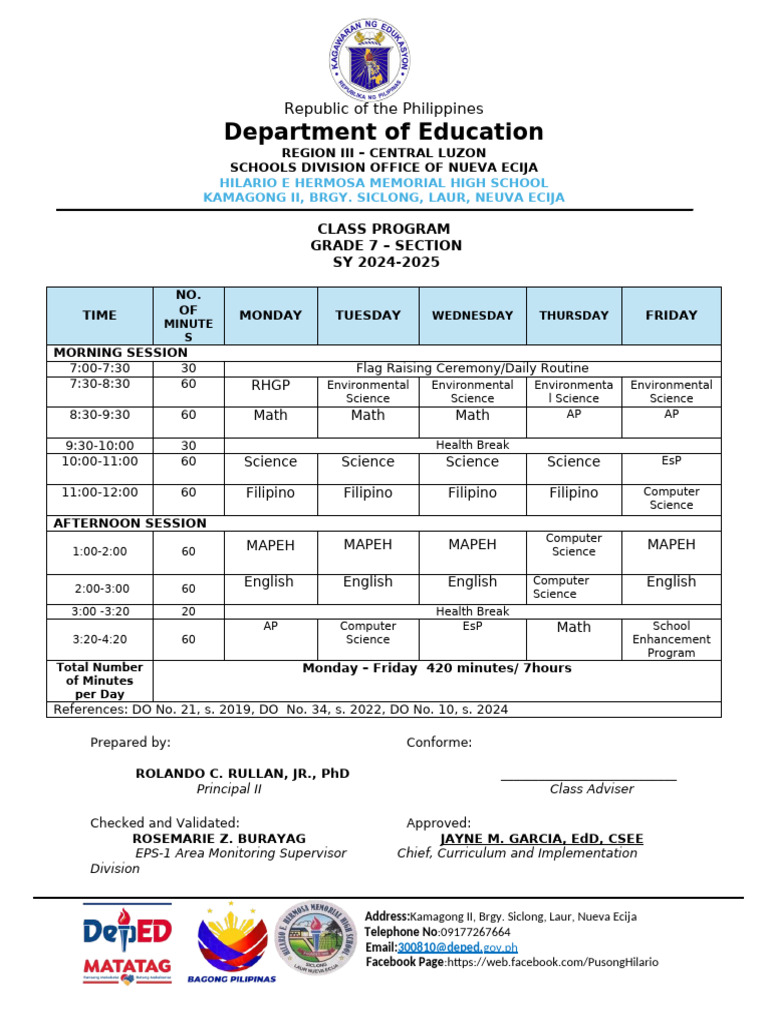 Class-Program Final Version | PDF