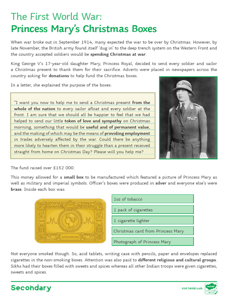 Christmas Boxes Activity Sheet | PDF