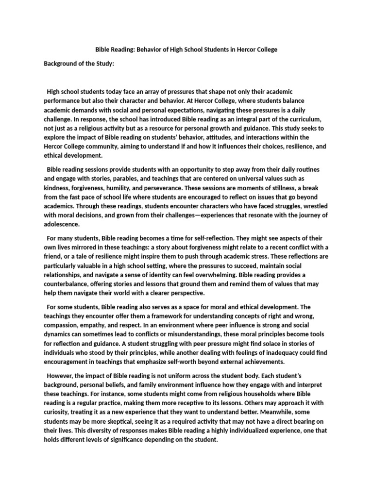 Group 2 RDL 2 Chapter 1 | PDF | Morality | Bible