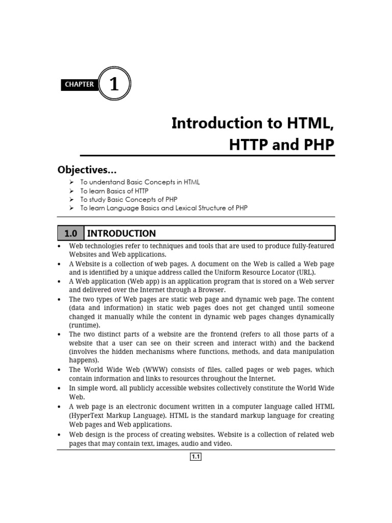 WEB TECHNOLOGY-1 chp 1 | PDF | World Wide Web | Internet & Web