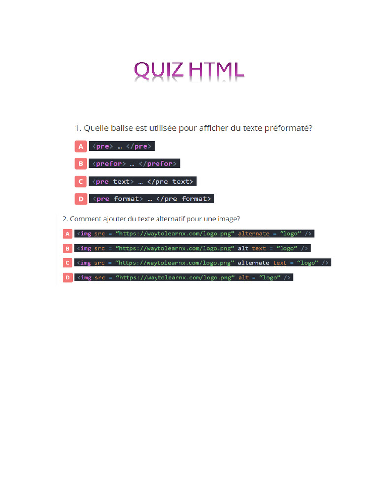 quiz html 3 | PDF