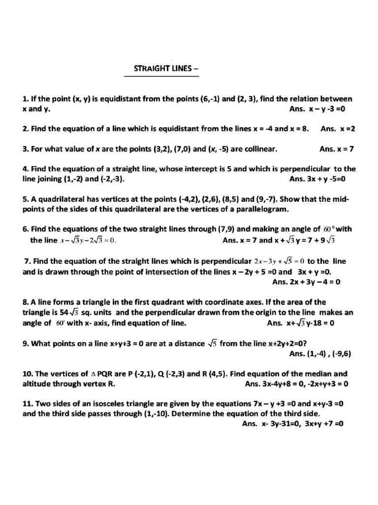 DOC-20241207-WA0004. | PDF | Line (Geometry) | Euclidean Plane Geometry