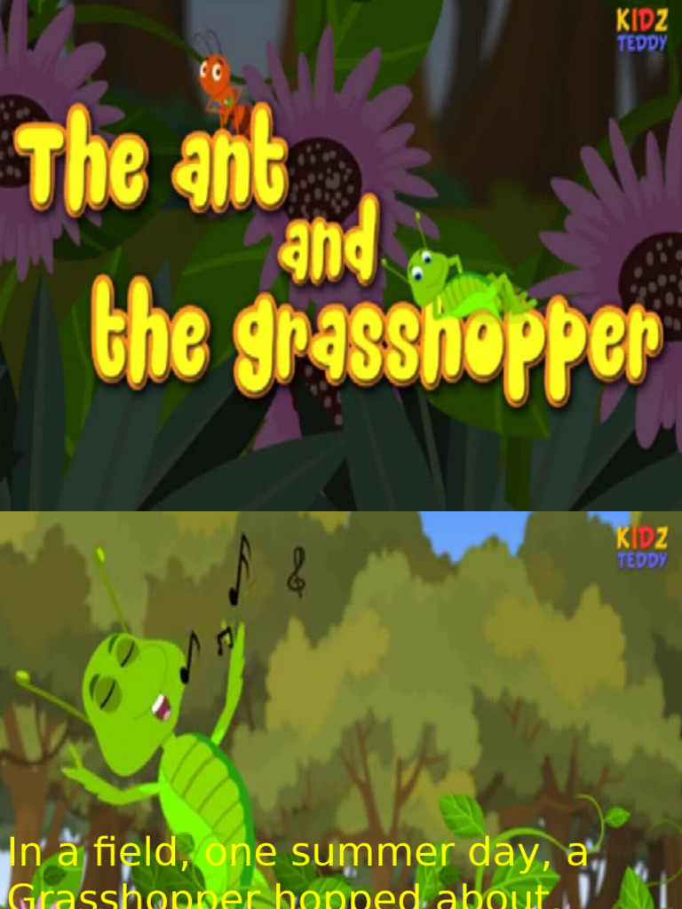 The Ant and the Grasshopper | PDF
