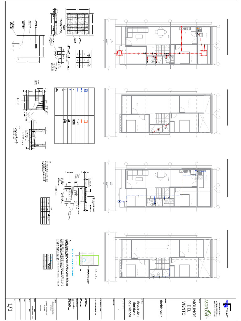 Casa Molinos Del Viento - Arq 2023 Av13 Plano Hidrosanitario Planos | PDF
