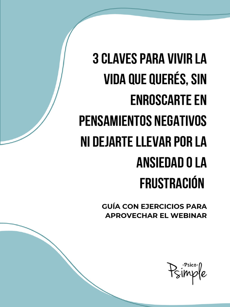 Guia-de-apoyo-webinar | PDF | Comportamiento | Ansiedad Guia-de-apoyo-webinar | PDF | Comportamiento | Ansiedad
