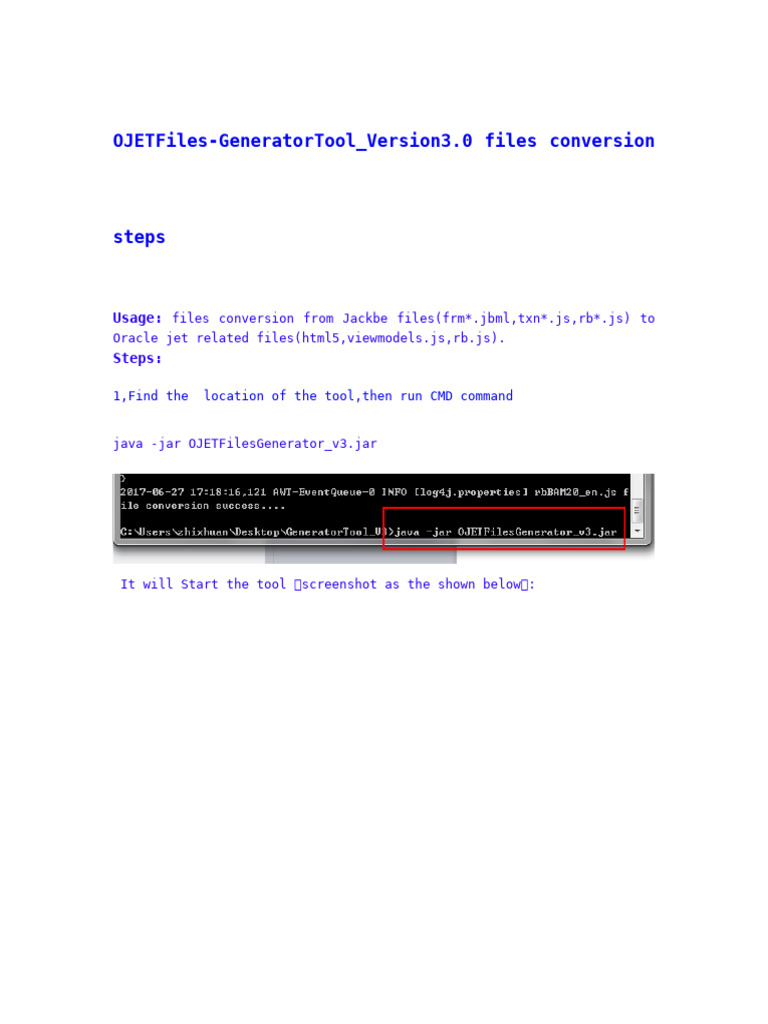 Files Conversion Steps | PDF