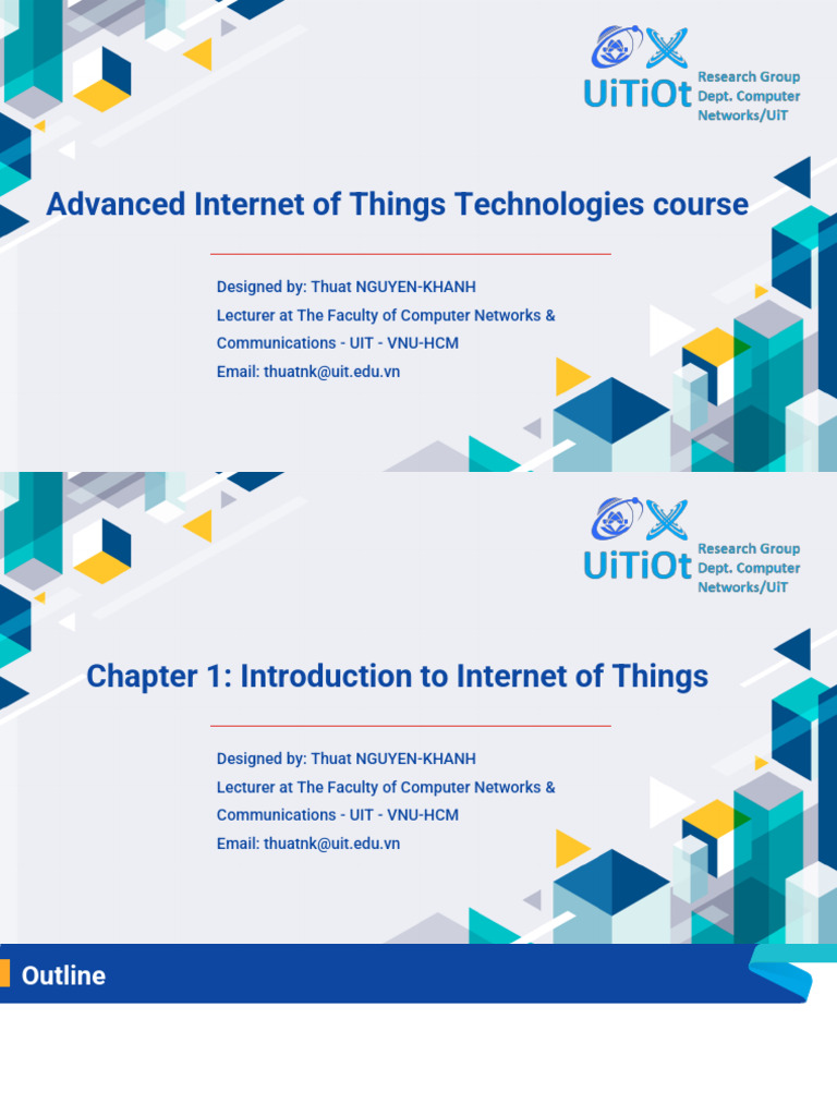 NT532 L1 Introduction To IoT | PDF | Internet Of Things | Information And Communications Technology
