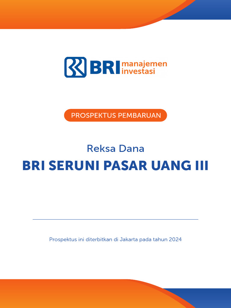 Prospektus Pembaharuan SPU III Maret 2024 | PDF