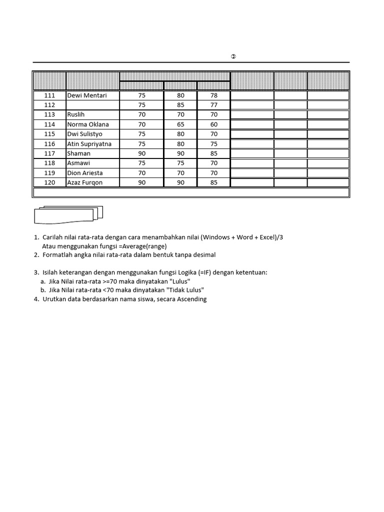 Latihan 3 Excel | PDF