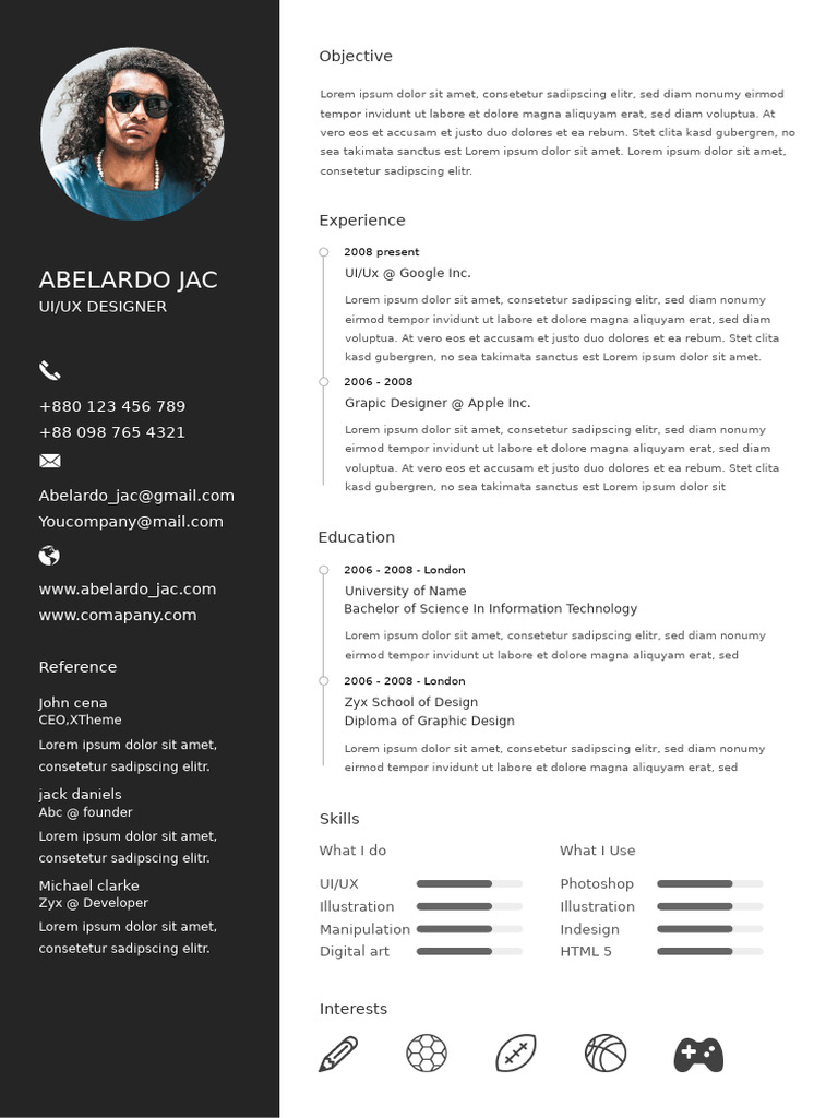 Minimalistic Resume 597 | PDF