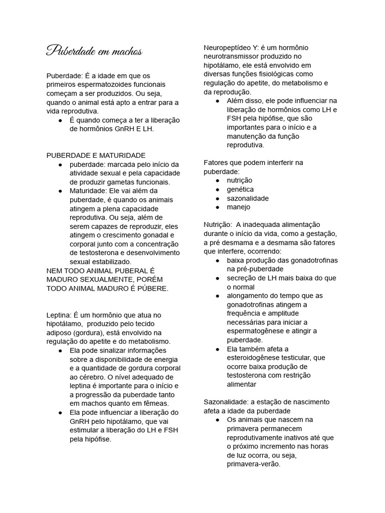 Fisiopatologia P1 Resumo | PDF | Hormônio luteinizante | Meiose