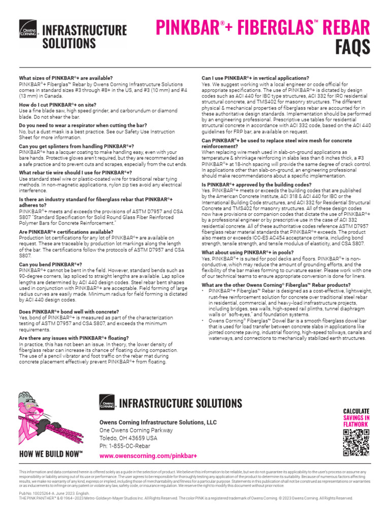 PINKBAR Plus FAQs Sheet | PDF | Building Engineering | Materials