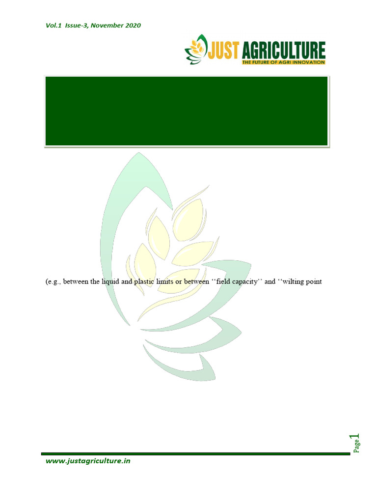 Soil Moisture Content Pdf Soil Water