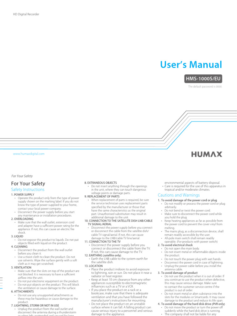 Manual | PDF | Hdmi | Power Supply
