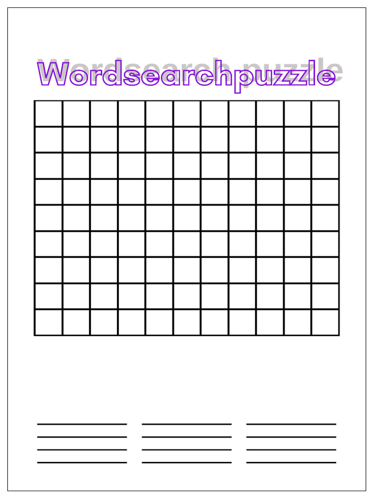 Black and White Wordsearch Early Finishers Worksheet | PDF
