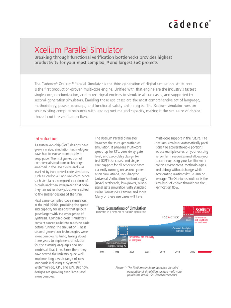 Xcelium Parallel Simulator | PDF | System On A Chip | Vhdl