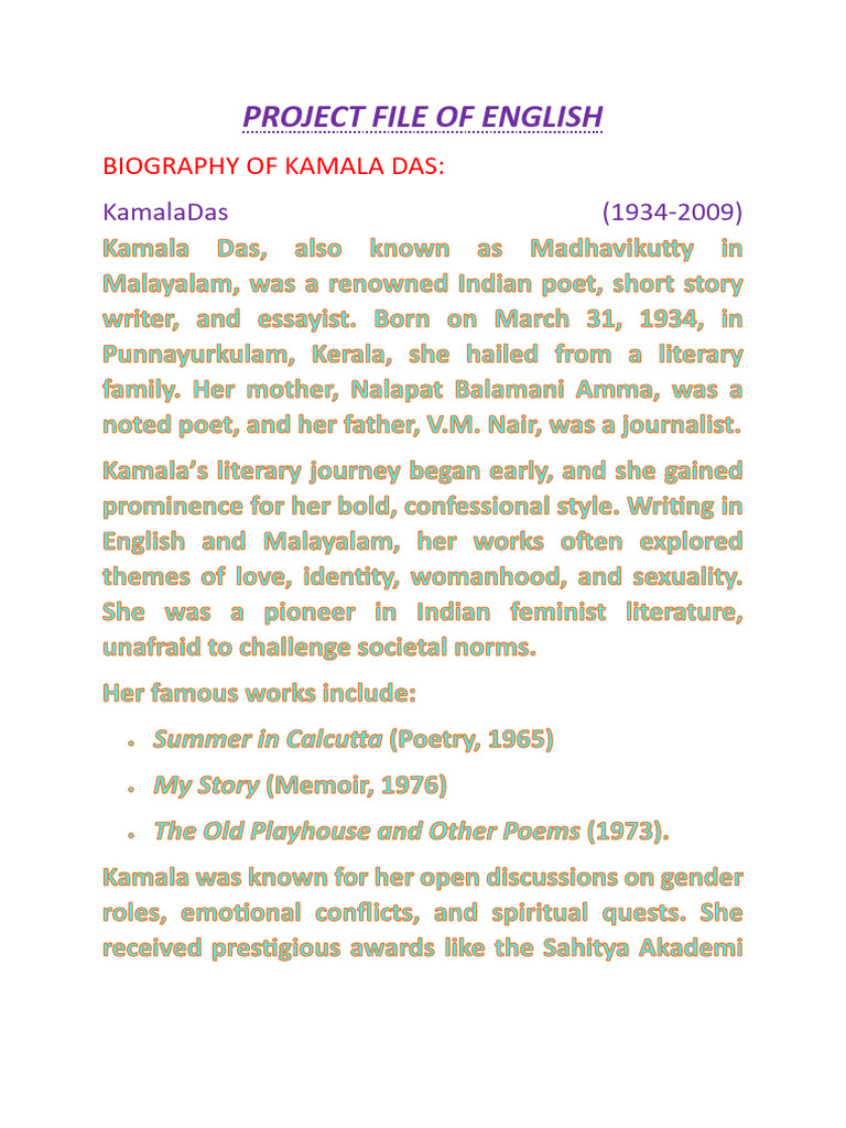 English Project File | PDF