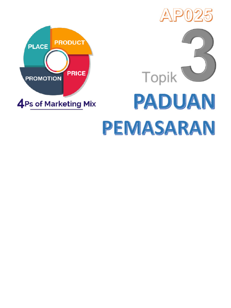 BAB 3 PADUAN PEMASARAN | PDF
