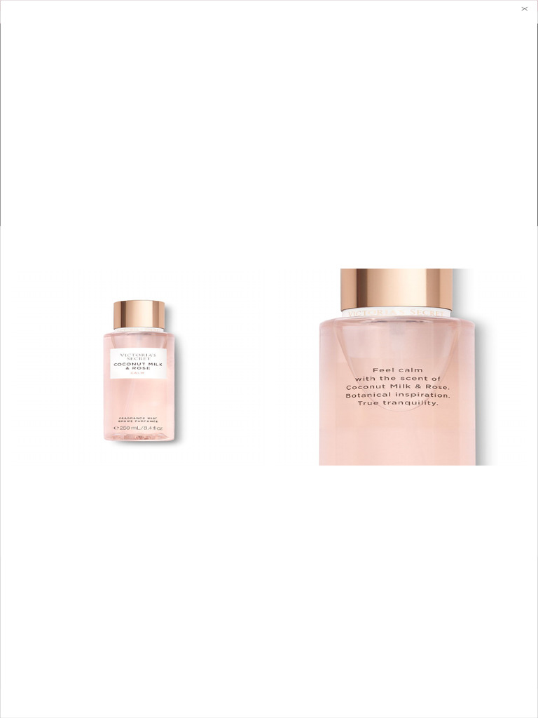 Coconut Milk & Rose Bruma Perfumada Corporal Natural Beauty Victoria's ...