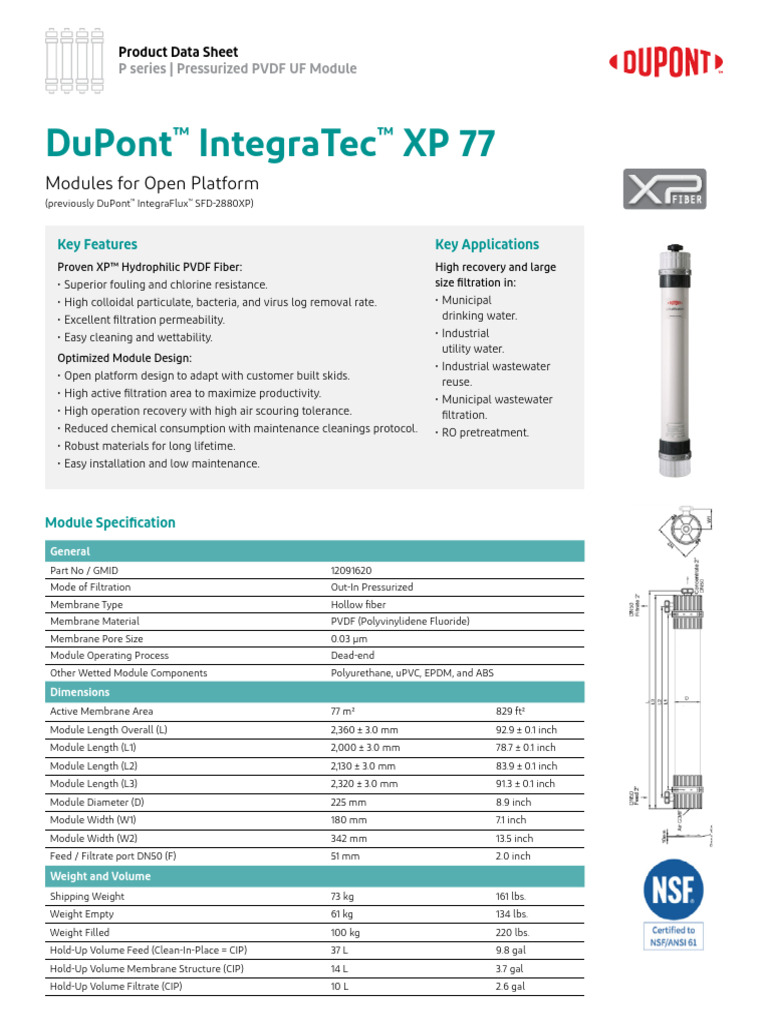 UF IntegraTec P Series PVDF OI XP77 OP PDS 45 D04390 en | PDF ...
