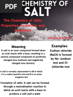 Form2 Chemistry Salts Notes | PDF