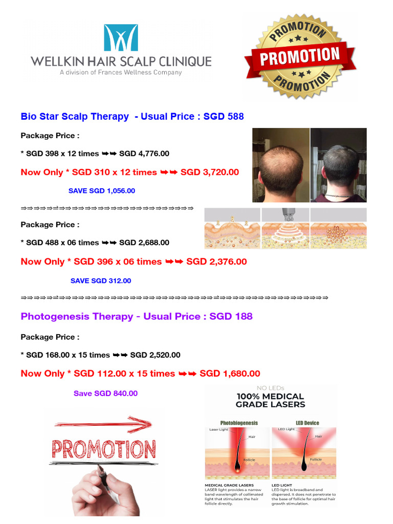 Wellkin Bio Start and Laser Promotion | PDF