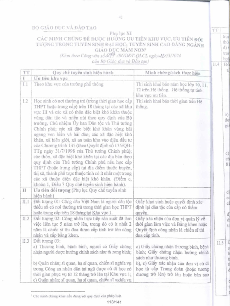 07 Đối Tượng Ưu Tiên | PDF