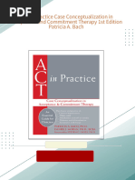 ACT Case Formulation Template v2.0 | PDF | Thought | Self