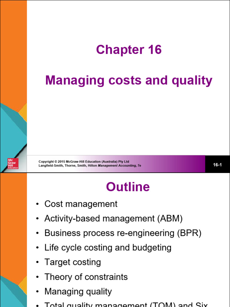 LangfieldSmith7e PPT ch16 | PDF | Management Accounting | Business Process