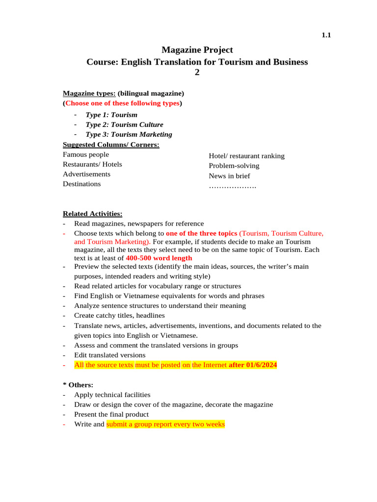 Guidelines-On-Making Magazine | PDF | Translations | News