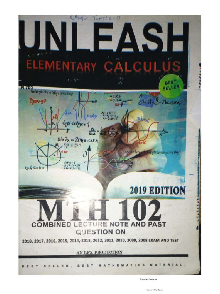 MTH 102 solved PQ(by Unleash) | PDF