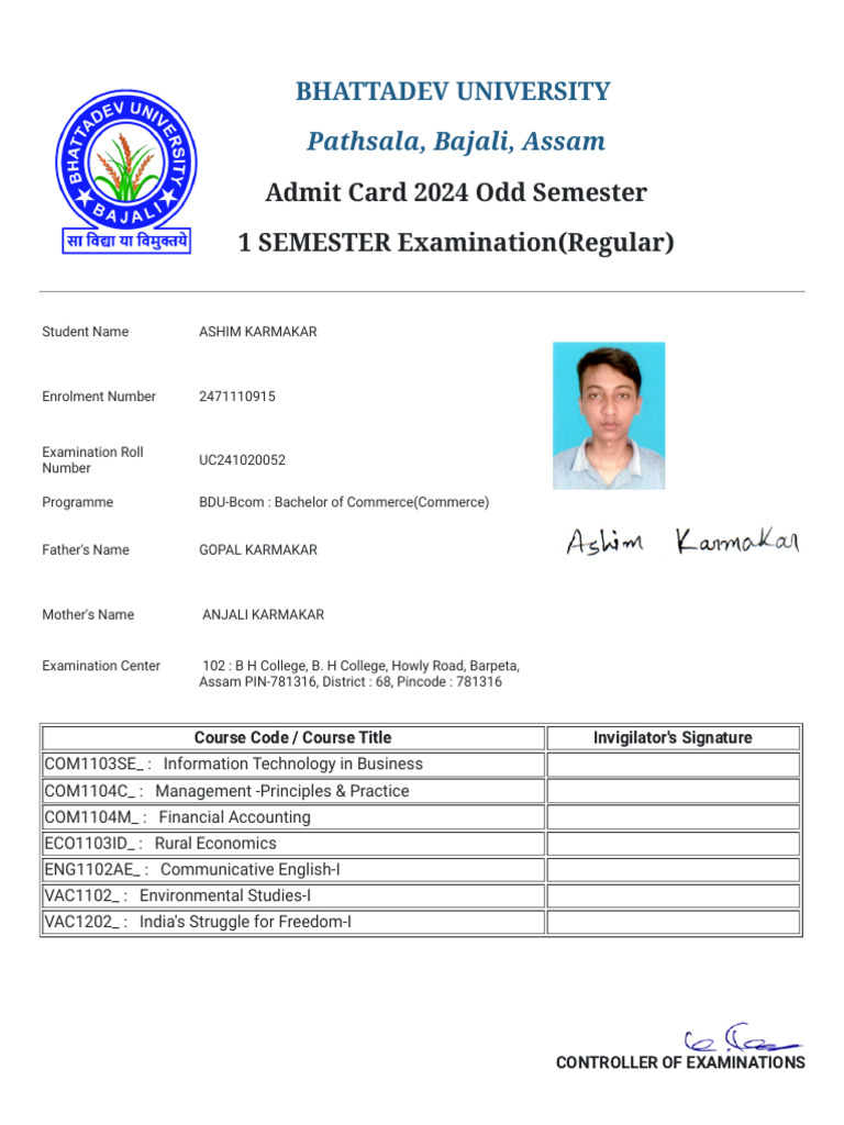 Bhattadevuniversity - Samarth.edu - in Index - PHP Examstudent Hall ...