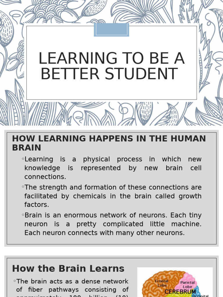 Learning To Be A Better Student | PDF | Metacognition | Neuron