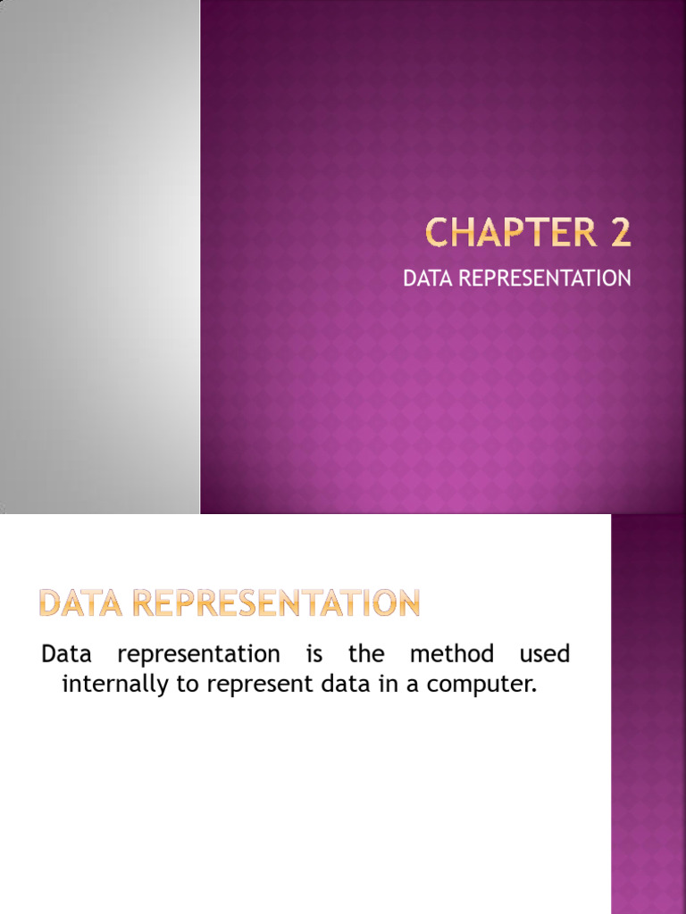 CHAPTER-2 DataRepresentation | PDF | Character Encoding | Encodings