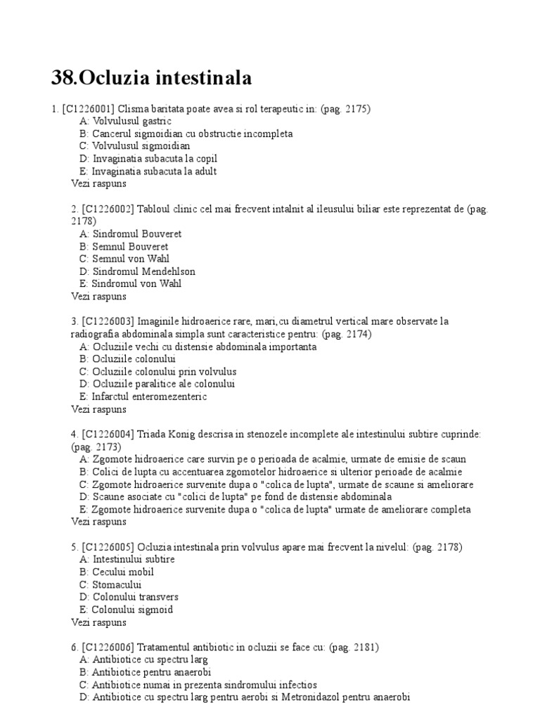 38.ocluzia Intestinala | PDF