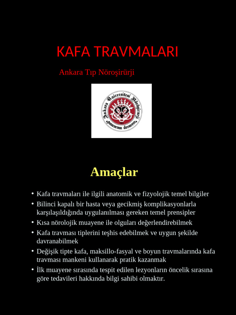 Kafa Travmasi | PDF