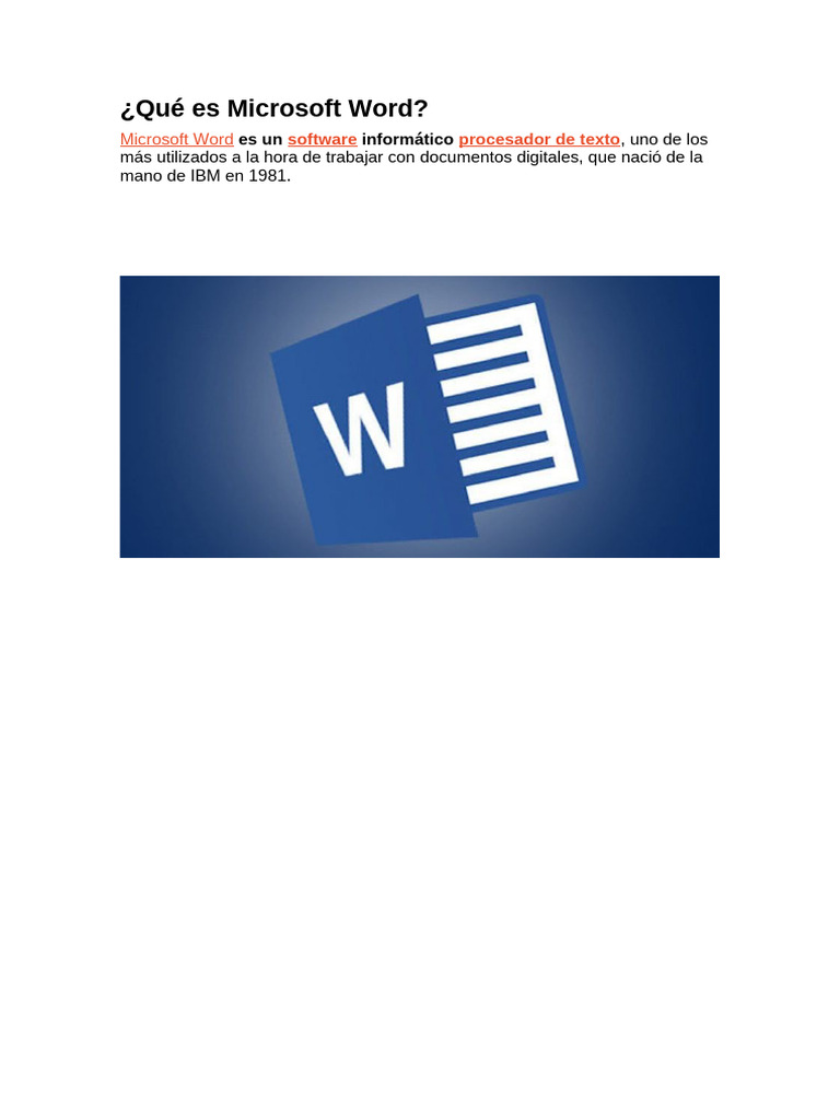 Word que es | PDF