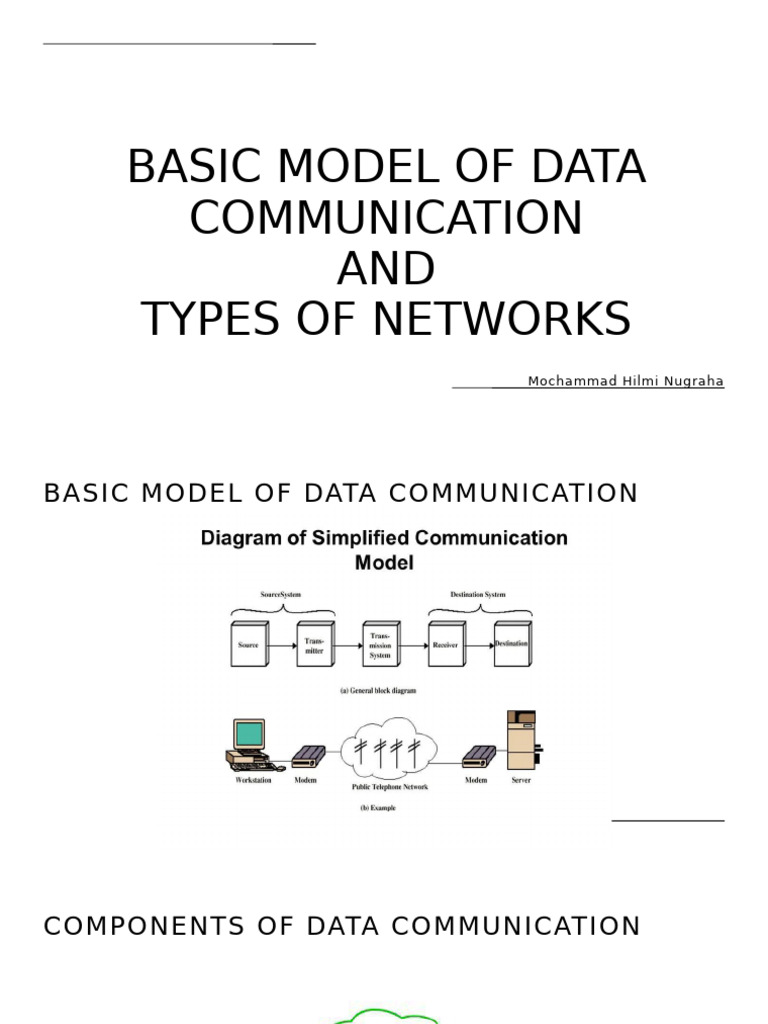 Data Communication Models & Networks | PDF