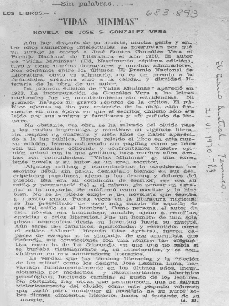 Portada vidas minimas | PDF