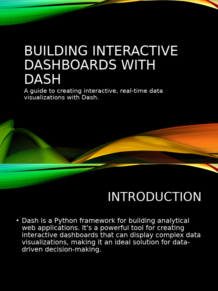 Dash_Interactive_Dashboards_Presentation_Full | PDF | Page Layout ...