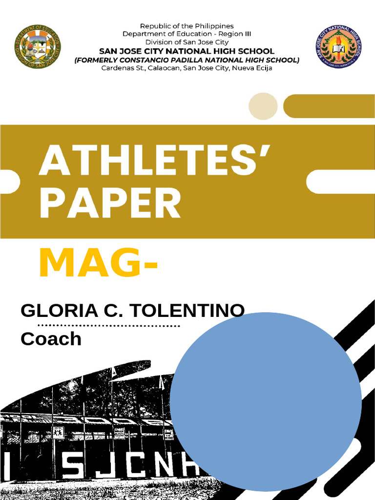 Front page-Athletes-Paper | PDF