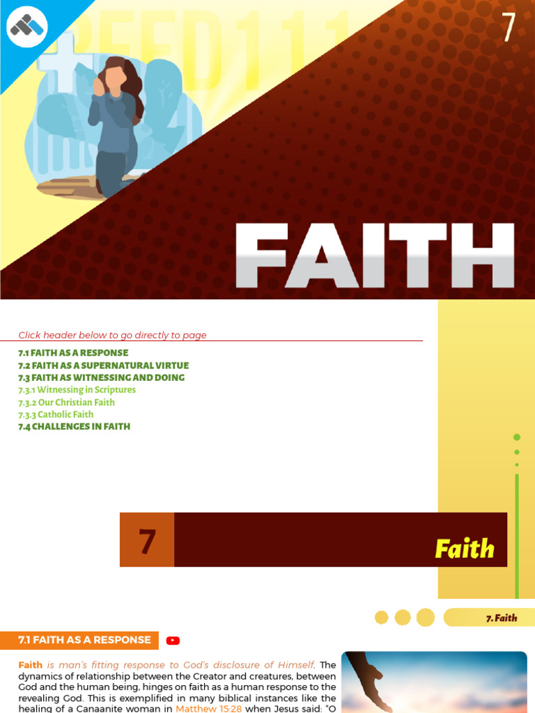 lessons | PDF | Faith | God